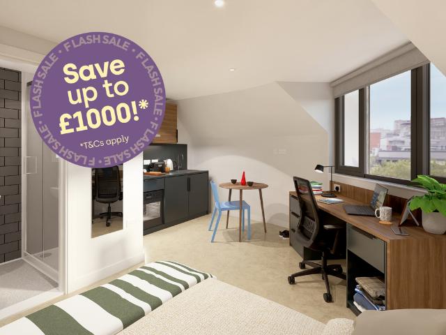 Deluxe Studio at Croft Court, Croft. Studio to rent £1,582 pcm £365 pw