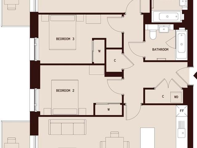 Delfino House, London NW9, 3 bed flat to rent, £3,340 pcm | PrimeLocation