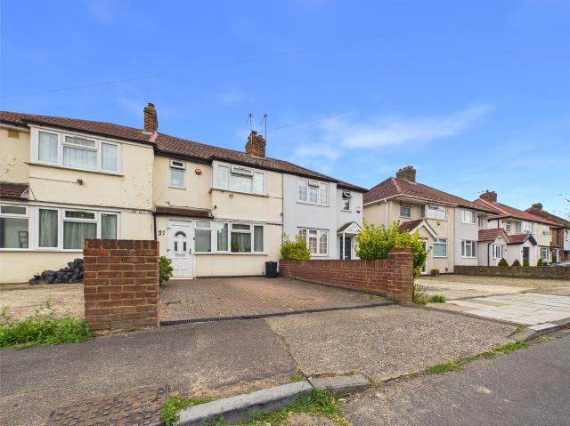 Dell Road, West Drayton UB7, 3 bed terraced house to rent, £2,200 pcm | PrimeLocation