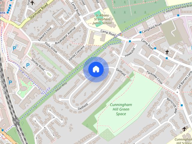 Dellfield, St. Albans, Hertfordshire, AL1