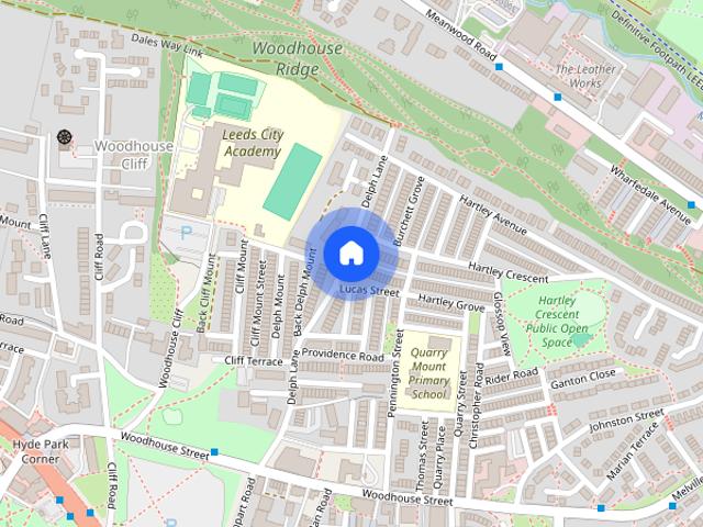 Delph lane, Woodhouse, Leeds