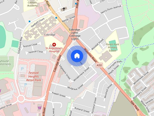 Derwent Street, Stoke on Trent, Staffordshire, ST1