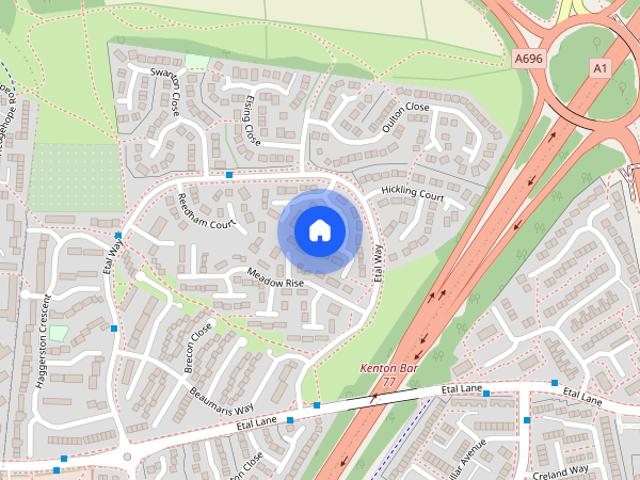 Dereham court, Blakelaw, Newcastle upon Tyne, NE5