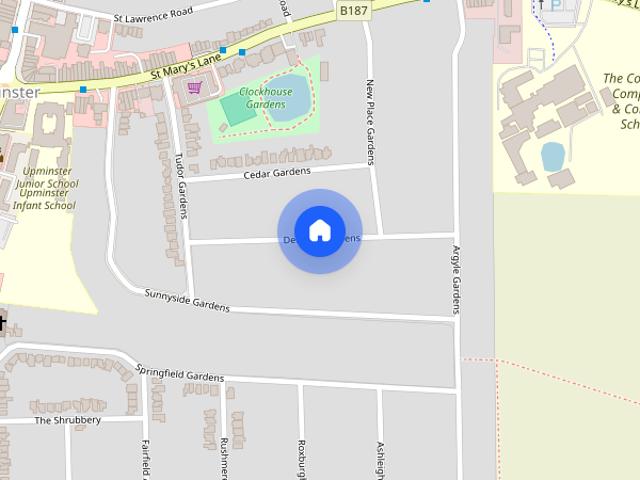 Derham Gardens, Upminster, Essex, RM14