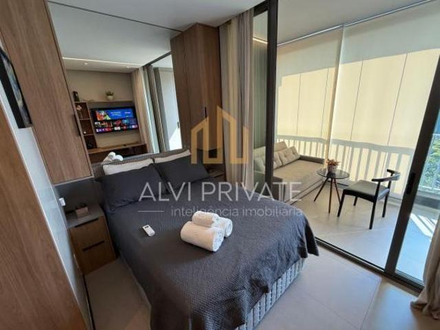 Descubra este incrível apto de 24m², Com vista do Allianz Parque, andar alto e vista livre