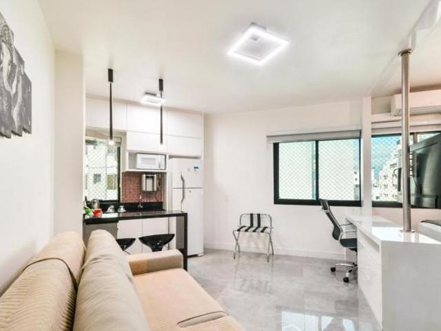 Deslumbrante flat para venda em Jardim Paulista com 1 quarto, 31m²