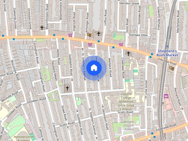 Devonport Road, Shepherds Bush Green, W12