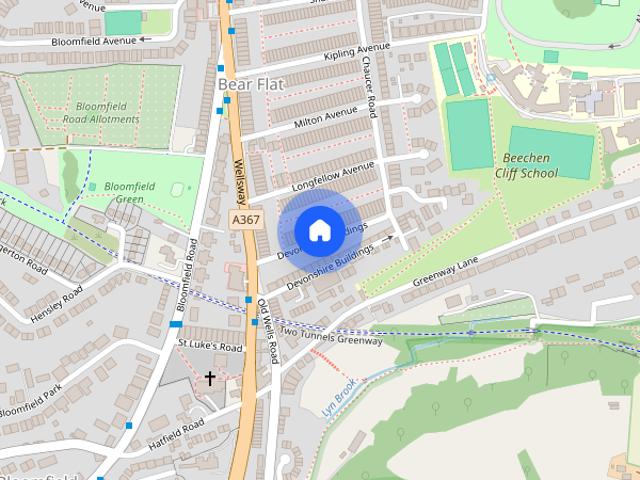 Devonshire Buildings, Bear Flat, Bath, BA2