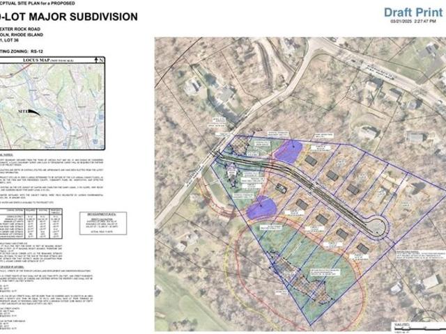 Dexter Rock Rd, Lincoln, Plot For Sale