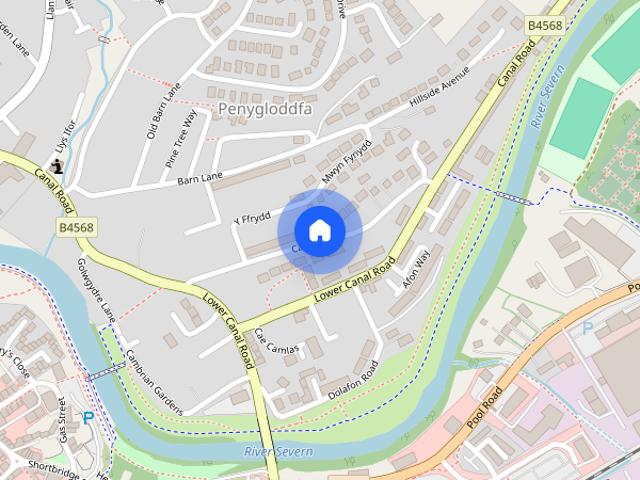 Dinam Terrace, Canal Road, Newtown, Powys, SY16