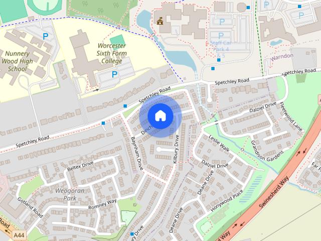 Dinchall Road, Worcester, Worcestershire, WR5