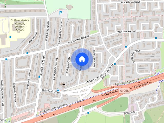 Dinsdale Avenue, Wallsend, Newcastle upon Tyne, Tyne and Wear, NE28 9JD