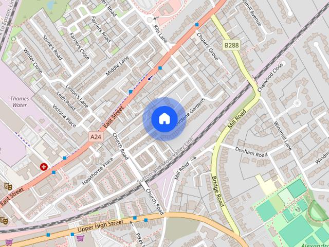 Dirdene Gardens, Epsom, KT17