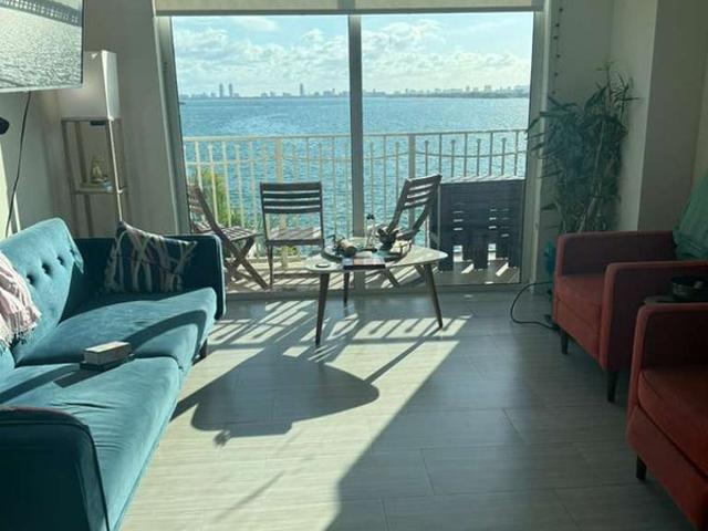 Direct bay view in an upscale building