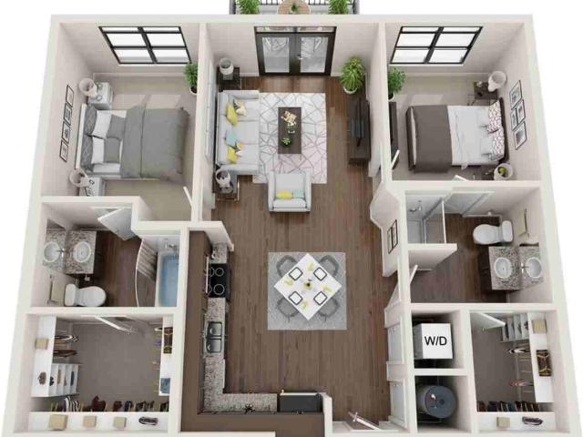 District at Seven Springs 2 Bedroom Apartment for Rent at 300 Seven Springs Way, Nashville, TN 37027 Seven Springs