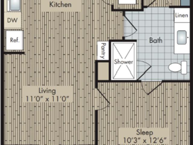 Dobson Scotts 1 Bedroom Apartment for Rent at 4021 Ridge Ave, Philadelphia, PA 19129 Allegheny West