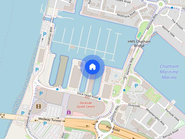 Dock Head Road, The Quays, Chatham Maritime