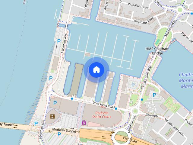 Dock Head Road, Marina Point West Chatham Quays Dock Head Road, ME4