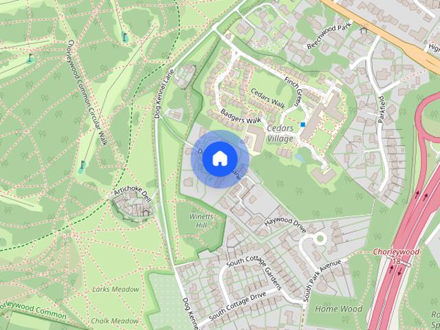 Dog Kennel Lane Chorleywood WD3