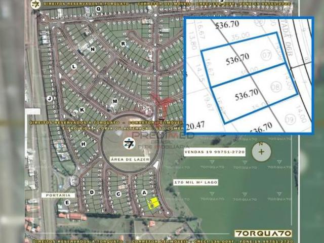 Dois Terrenos No Residencial Lago Azul: Vista Espetacular!