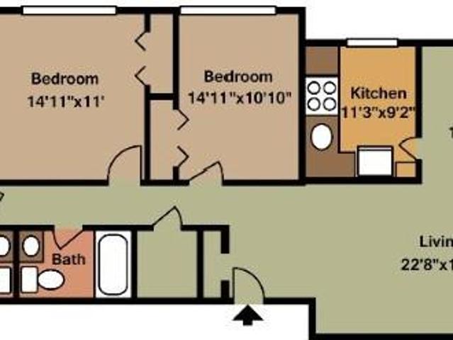 Dorchester Towers Apartments 2 Bedroom Apartment for Rent at 2001 Columbia Pike, Arlington, VA 22204 Penrose
