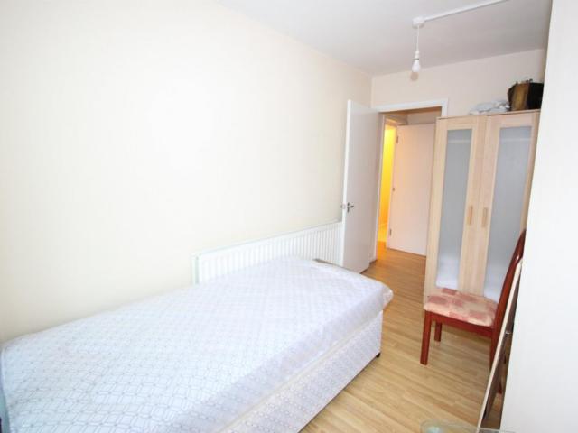 Double bedroom with a balcony, in Isle of Dogs Has a Room