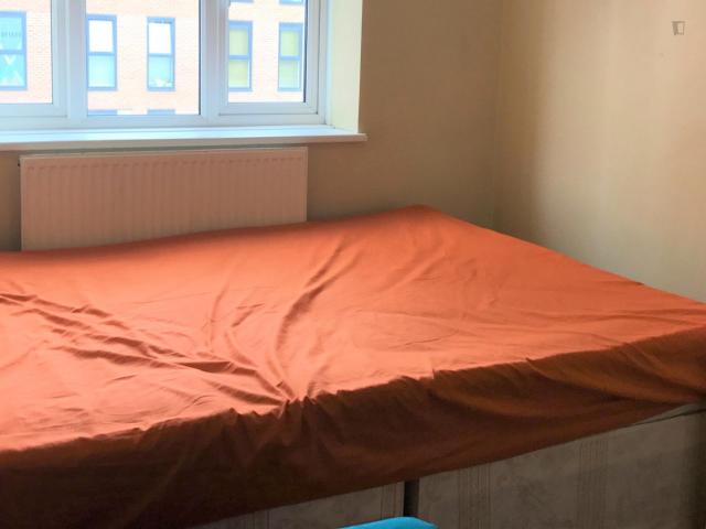 Double bedroom in a student flat, in Poplar Has a Room