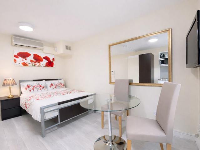 Double Studio Flat with AC in South Kensington