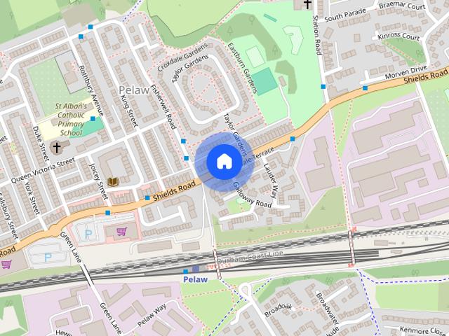 DOUBLE ROOM WITH ENSUITE, Croxdale Terrace, PELAW, Gateshead