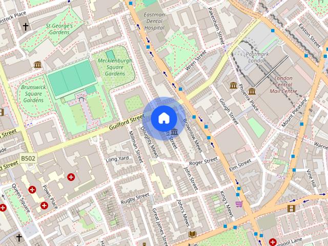Doughty Street, Bloomsbury, London, WC1N