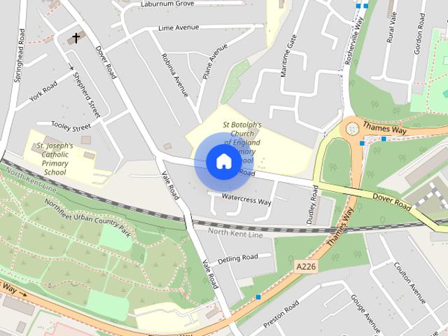 Dover Road, Northfleet, Gravesend, Kent, DA11