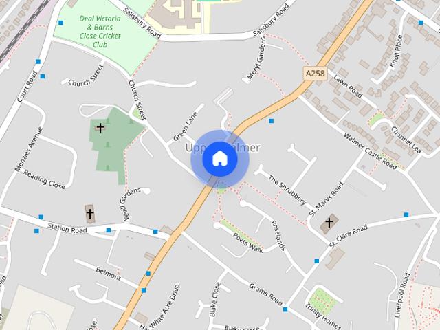 Dover Road, Walmer, Deal, Kent, CT14