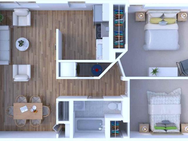 Downing Apartments 2 Bedroom Apartment for Rent at 7615 Rising Sun Ave, Philadelphia, PA 19111 Fox Chase Burholme