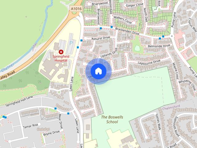 Downsway, Chelmsford, Essex, CM1