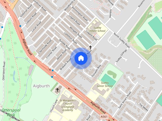 Dundonald Road, Aigburth, Liverpool, Merseyside, L17