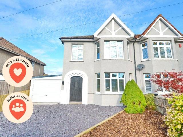 Dunkeld Avenue, Filton Park, Bristol. 3 bed semi detached house to rent £2,250 pcm £519 pw