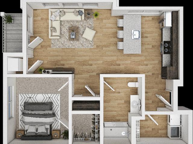 Dublin Village 1 Bedroom Apartment for Rent at 136 Middle Rd, Dublin, PA 18917