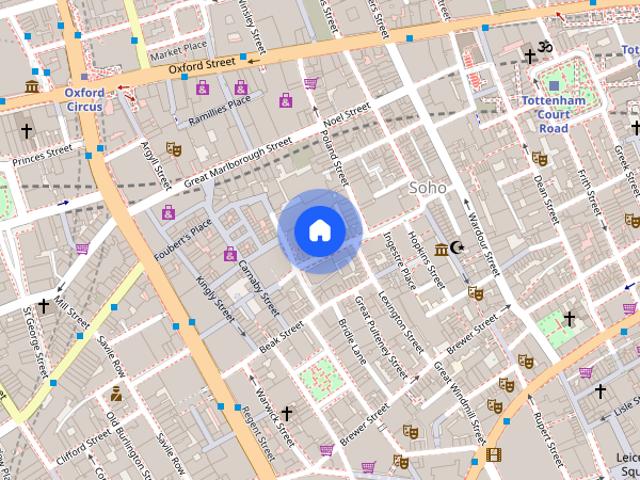 Dufours Place, Soho, London, W1F
