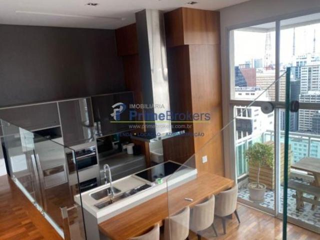 Duplex 140a.u 1 quarto Varanda 2 vagas Consolação. São Paulo