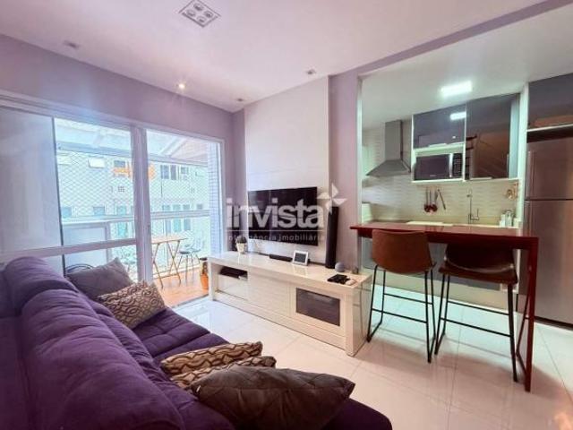 Duplex 60m² no Gonzaga, Santos – Condomínio completo, pronto para morar