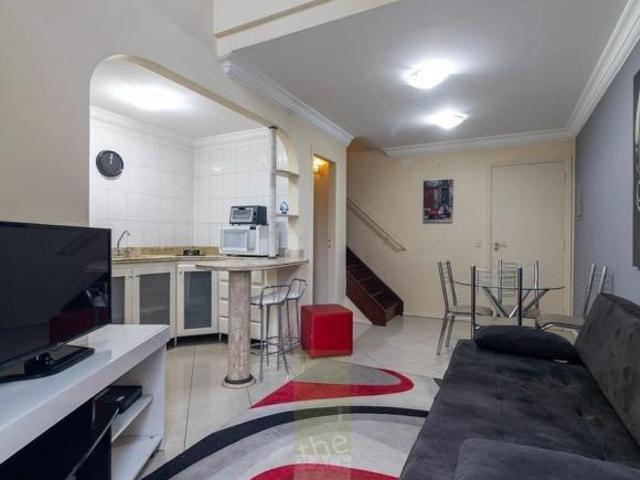 Duplex Mobiliado 45m² Moema / 1 Vaga /1 Suíte