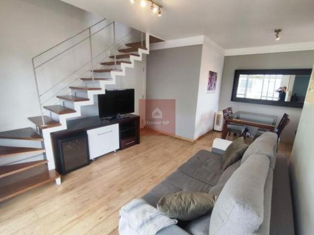 Duplex reformado com 2 suites e 2 vagas em Moema