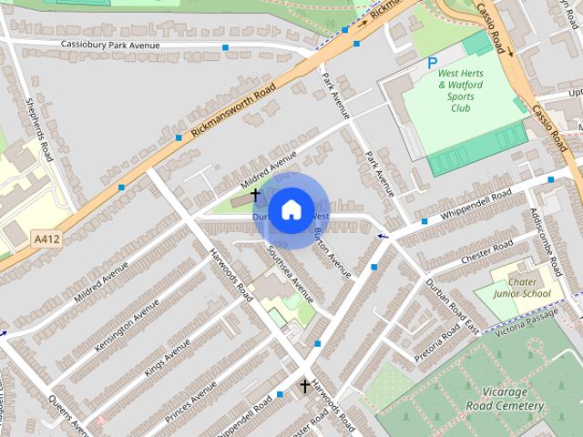 Durban Road West, Watford, WD18