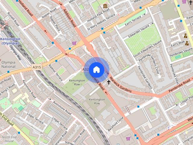 Durrels House, Warwick Gardens, Kensington, W14
