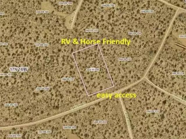 E Bush Rd, Yucca, AZ 86438 MLS 038118