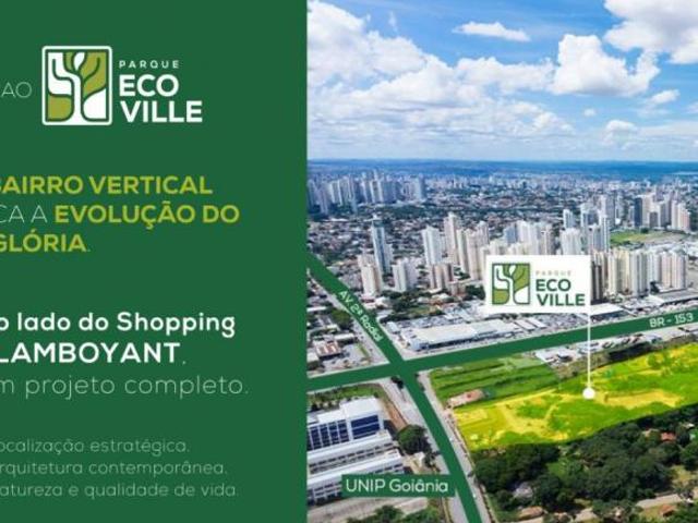 Ecoville Figueira ao lado do Shopping Flamboyant 63 e 82m²