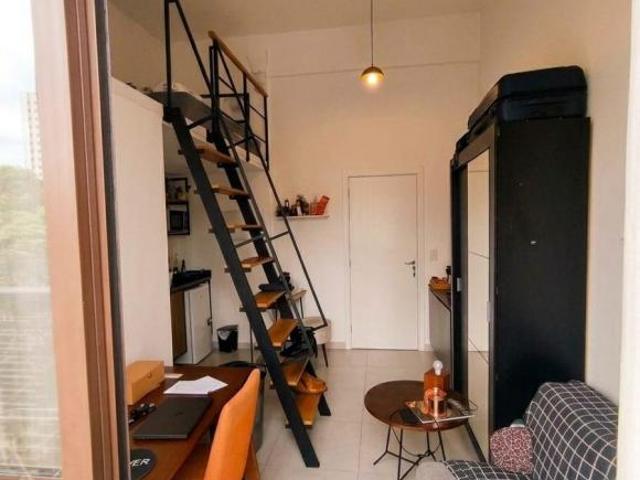 ECOVILLE: Studio com Mezanino, mobiliado próximo ao Barigui e Rua Paulo Gorski