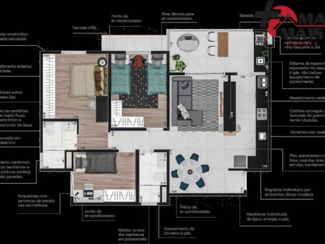 Eco Vila Santa Margarida, Apartamentos 2 e 3 dorms, Morumbi Paulínia