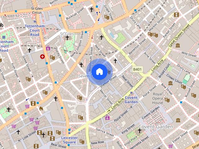 Earlham Street, Covent Garden, WC2H