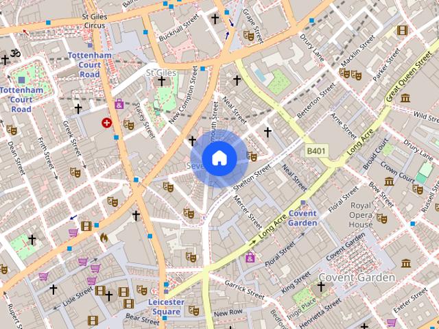 Earlham Street, Covent Garden, WC2H